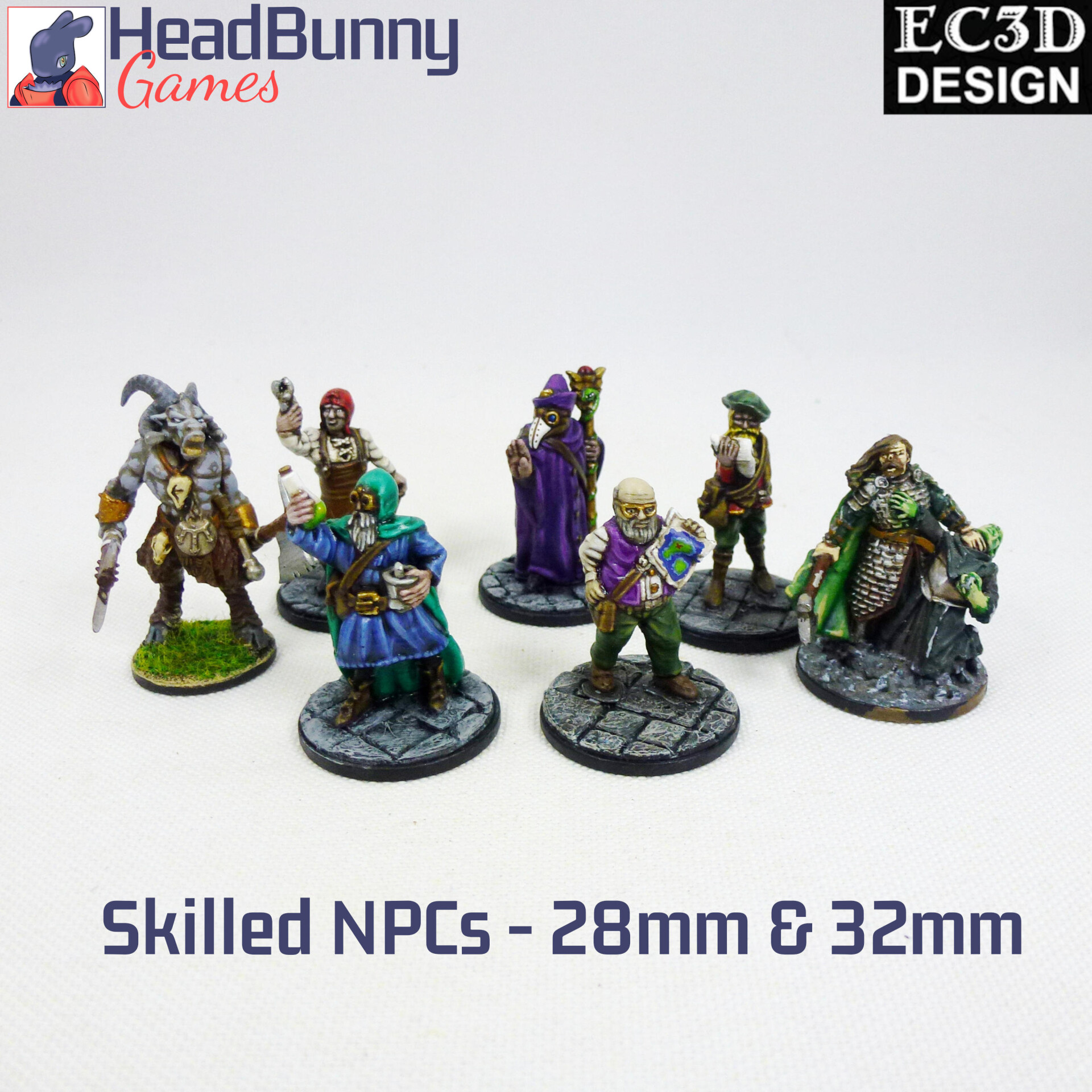 Fantasy Miniatures (28mm or 32mm) » Headbunny Games